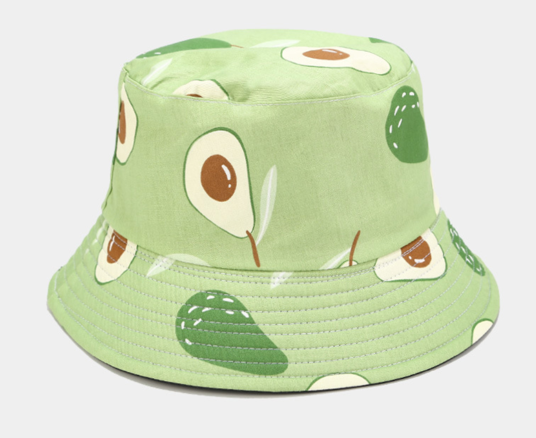 Fruit Print Bucket Hat - Avocado – ByerClub